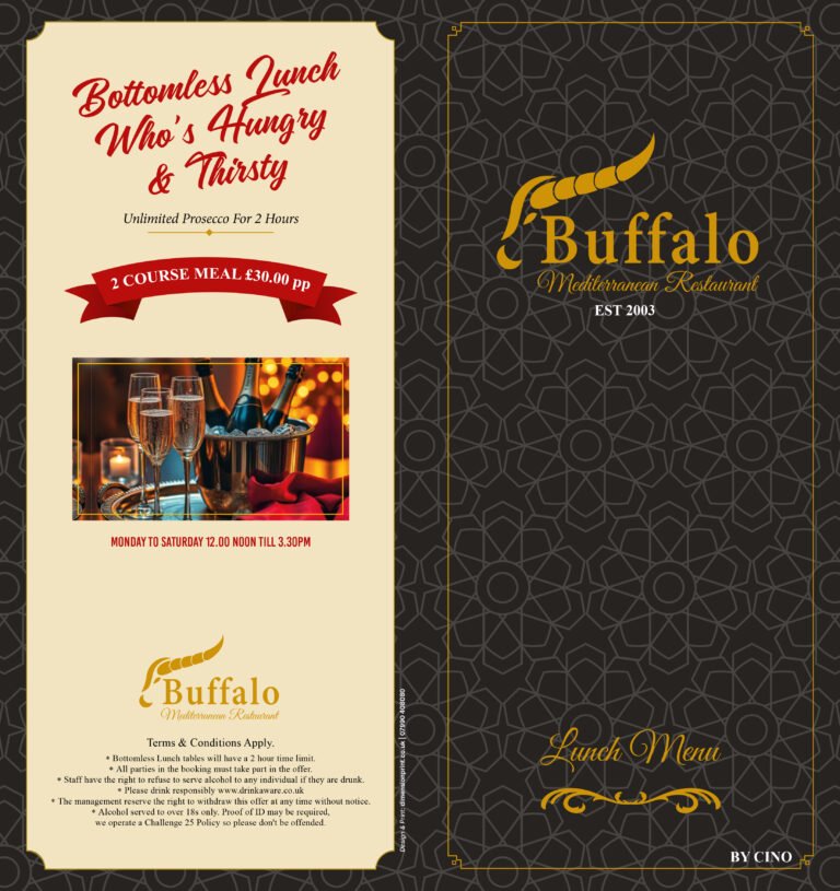 Lunch Menu – Buffalo Mediterranean Restaurant